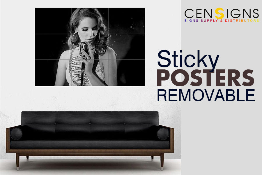 Sticky Posters Removable